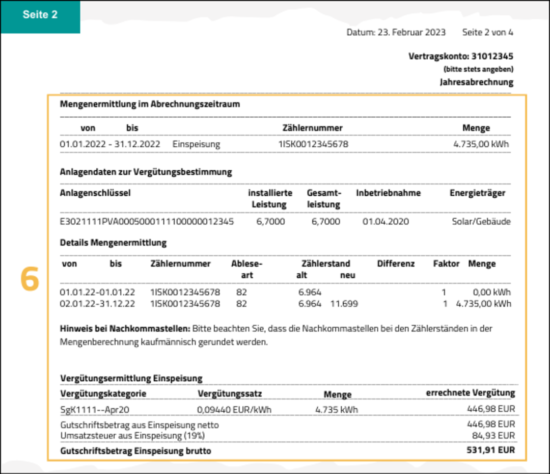 Abrechnungserklärung | Pfalzwerke Netz AG